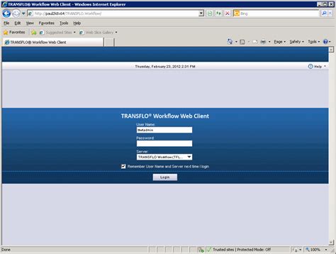 install the transflo dms workflow web client