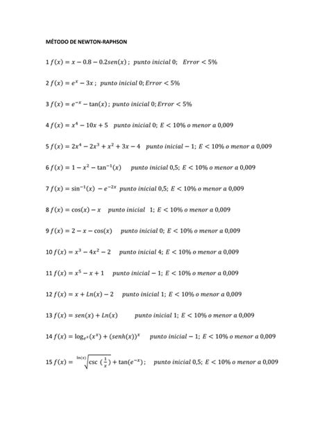 Analisis Numerico Pdf