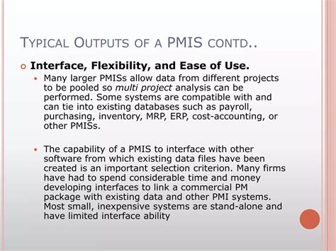 Project Management Information System Pptx