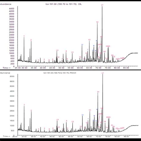 Oil Source Correlation Using Mz 217 Fragmentogram Of Dulang Crude Download Scientific