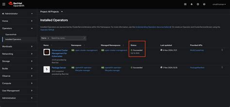 Red Hat Openshift Installation Of Advanced Cluster Management For Kubernetes Acm Vmattroman