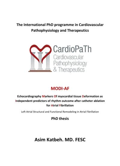 Effects Of Catheter Ablation On Left Atrial Performance In Different