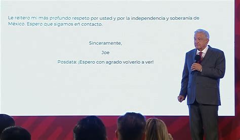 Amlo Ya No Hablará De Política Energética Tras Carta De Joe Biden Hay Un Tono Distinto Una