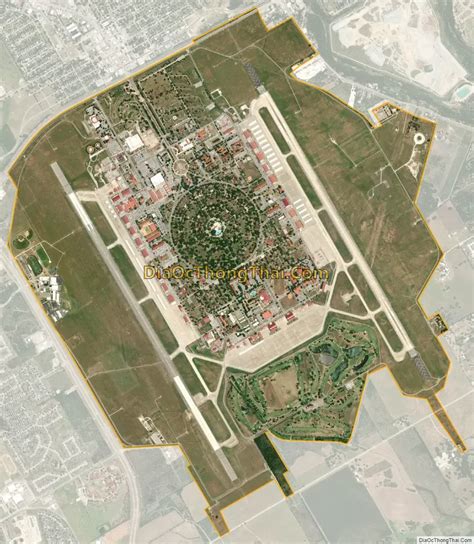 Map Of Randolph Afb Cdp Thong Thai Real