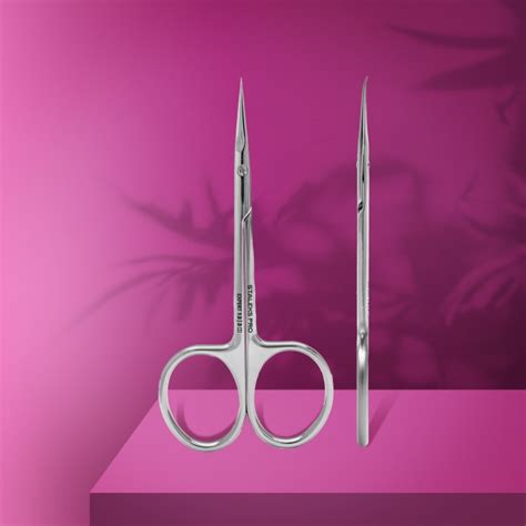 Professional Cuticle Scissors With Hook For Left Handed Users EXPERT TYPE MM Beauty Shop