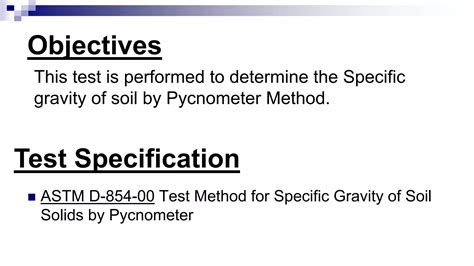 Determination Of Specific Gravity Of Soil PPTX