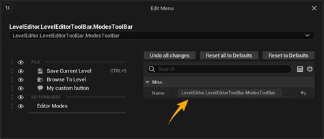 Adding Custom Buttons To The Unreal Editor Toolbars And Menus