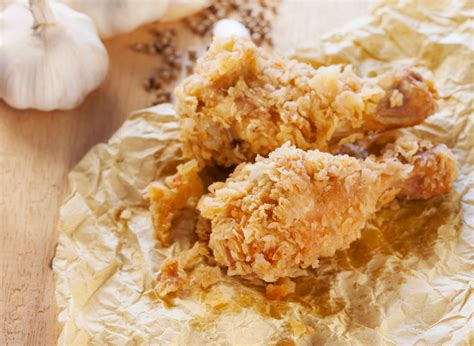 Oven Fried Garlic Chicken The Olive Scene