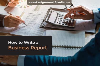 How To Write A Business Report