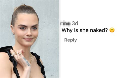 Cara Delevingne Explained Why She Was Topless For A Photo Of Her Tattoo