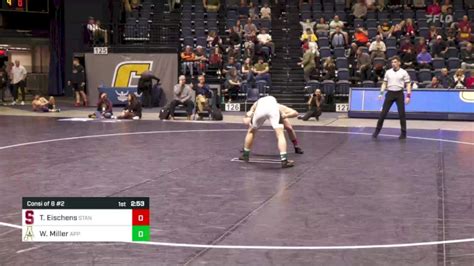 174 Lbs Consi Of 8 2 Tyler Eischens Stanford Vs Will Miller Appalachian State