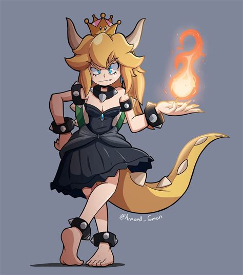 Really Wanted To Draw Her For Some Reason Bowsette Know Your Meme