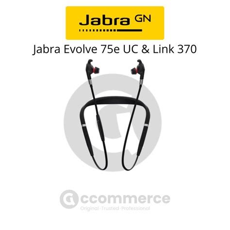 Jabra Evolve E Uc Link Multiple Fitting Options Accommerce