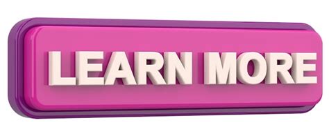 Premium Photo Learn More Button 3d Illustration