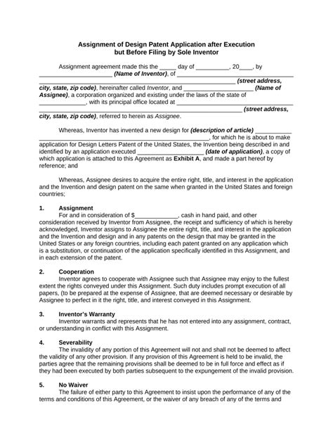 Patent Document Template
