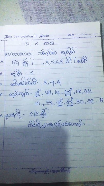 31 8 2023 ကြာသပတေးနေ့ တစ်နေ့လုံး အဆင်ပြေကြပါစေ။ညနေ 0 5ချိန်း 5 0 3 ထိပ