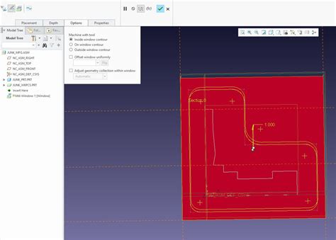 creo4 roughing window machining ptc community