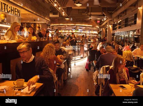 Crowded Restaurant Table