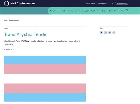 Sex Matters Writes To The Nhs Confederation Sex Matters