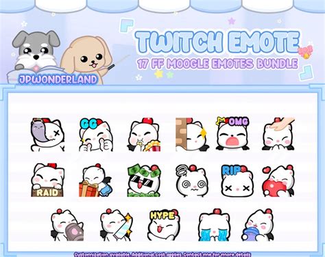 Animated Ffxiv Emotes Moogle Emotes Animated Emotes Twitch Emotes
