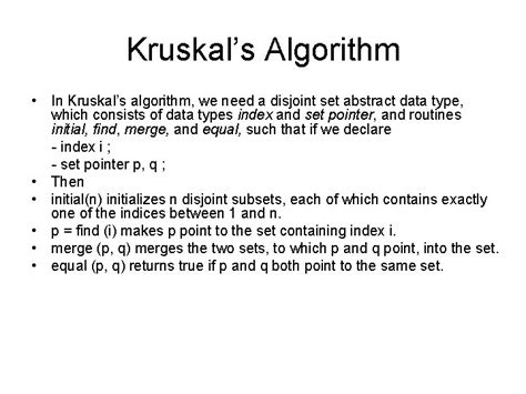 chapter 4 the greedy approach minimum spanning tree