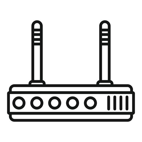 Home Wifi Router Icon Outline Style 14527736 Vector Art At Vecteezy