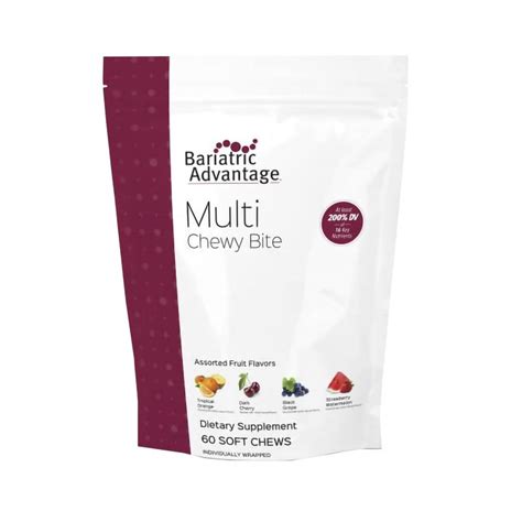 Bariatric Advantage Multi Chewy Bite Soft Chew Multivitamin For