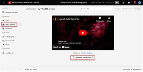 Create Data Elements For Platform Web Sdk Adobe Data Collection