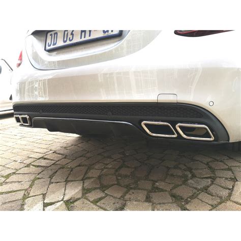 W205 Amg C63 Style Rear Diffuser