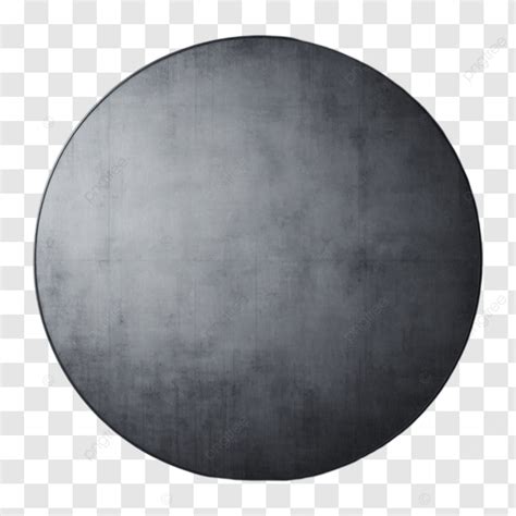 Circular Metal Texture With A Smooth Matte Gray Surface Featuring