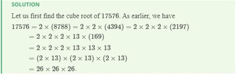 Example 8 Find The Cube Root Of 17576 Through Estimation NSolution The Given Number Is