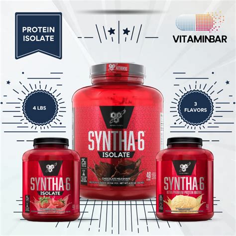 Bsn Syntha 6 Isolate Protein 4lbs Shopee Singapore