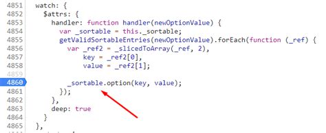 Cannot Read Property Option Of Undefined Error With Draggable List