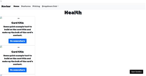React Template Codesandbox