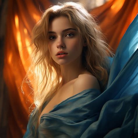 Premium Photo Portrait Of A Beautiful Modern Girl