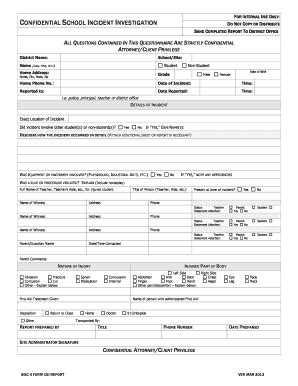 Fillable Online CSI Report Doc Fax Email Print PdfFiller
