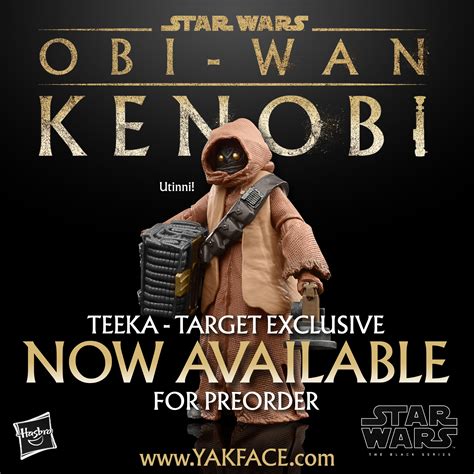 Target Exclusive 6″ Black Series Teeka Jawa Now Available For