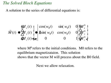 PPT Bloch Equations And MR Signal Formation PowerPoint Presentation Free Download ID 9120507