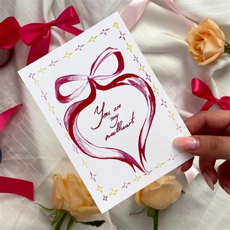 Handmade Postcards Cute Post Cards Set Of 2 Mini Art Print Set Card