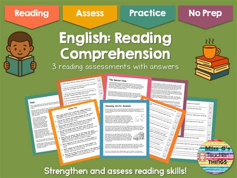 Year 3 Reading Comprehension Practice Papers 3 Texts Answer Sheets Teaching Resources
