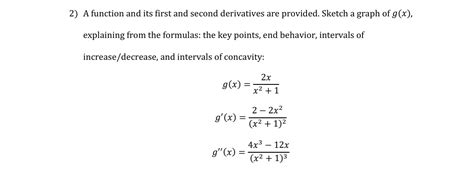 Solved A Function And Its First And Second Derivatives Chegg Com