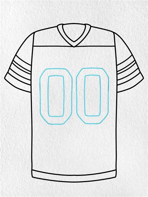 Draw A Football Jersey Helloartsy