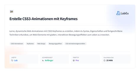Erstelle Css3 Animationen Mit Keyframes Labex