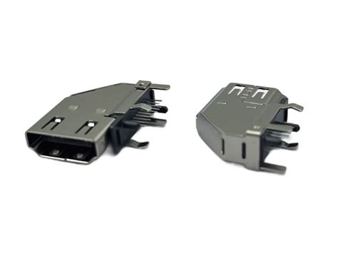 Pin Double Row DIP Type A Female Side Plug Socket Connector HDMI Compatible Connector