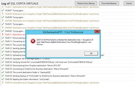 One Drive For Business Destination Issue Destination Issues Sql