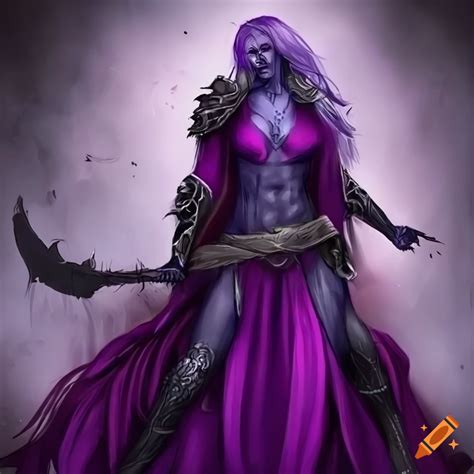 Book Cover Featuring A Female Drow Bloodhunter With Black Inked Out