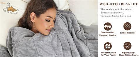 Alomidds Weighted Blanket Queen Size 20lbs 60x80 Inches