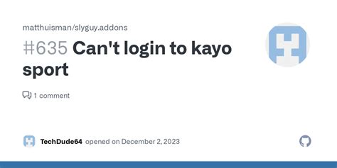 Cant Login To Kayo Sport · Issue 635 · Matthuismanslyguyaddons · Github