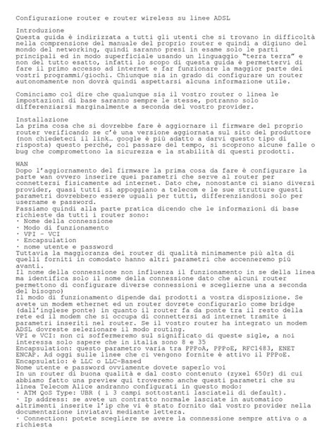 Configurare Un Router Pdf