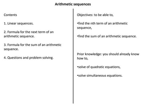 Arithmetic Sequences 1ppt